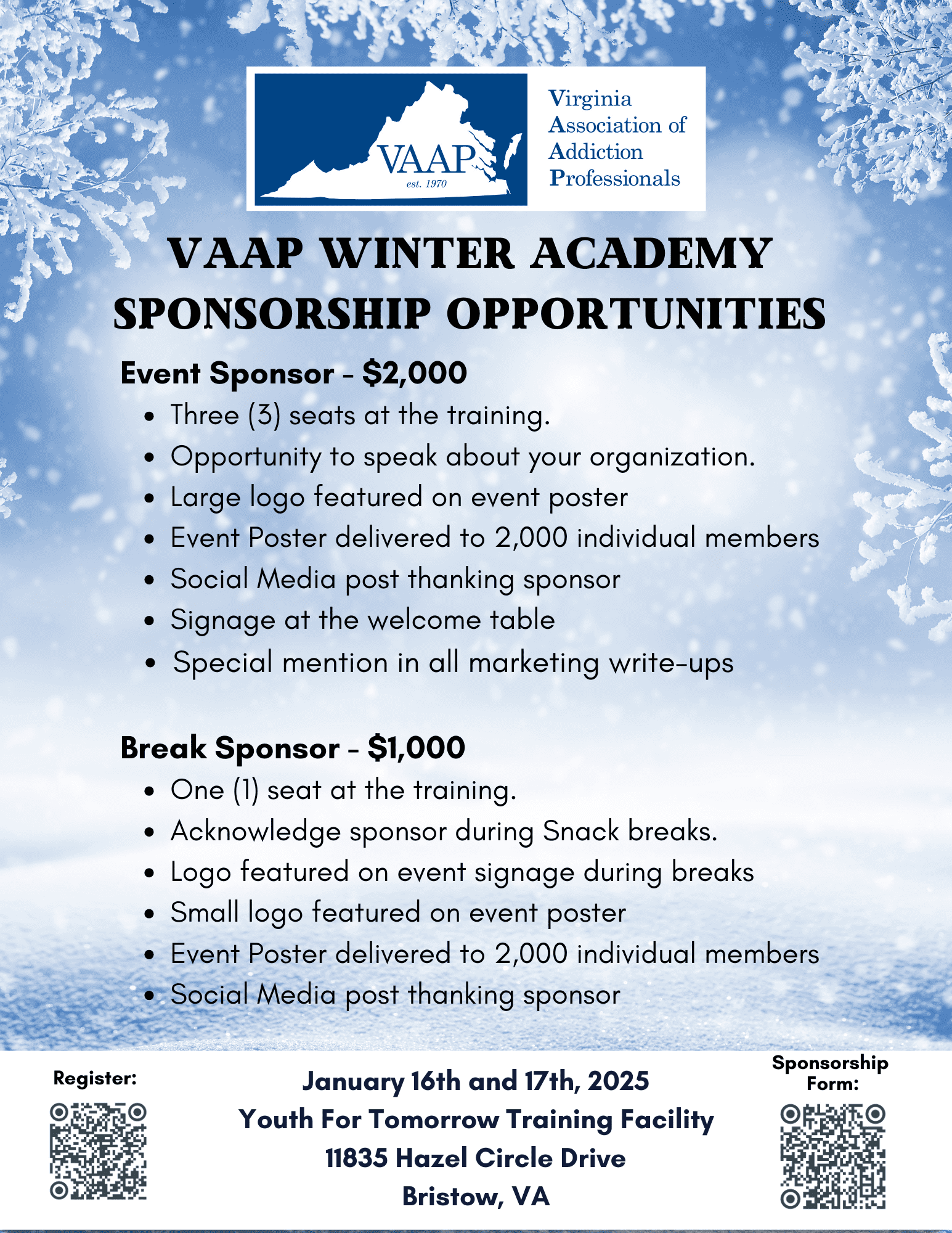 VAAP Winter Academy 2025 - Virginia Association of Addiction ...